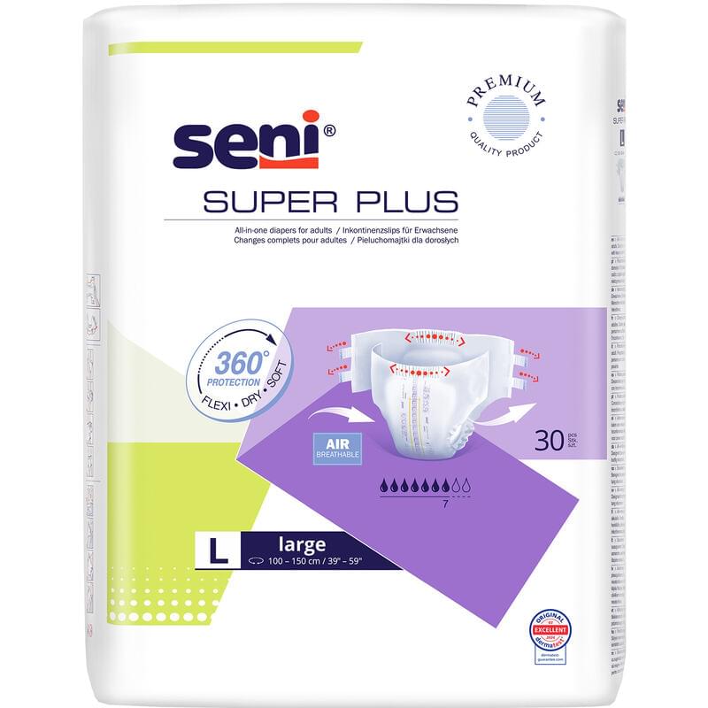 Подгузники для взрослых Seni (Сени) Super Plus Large (Супер Плюс Ладж ...