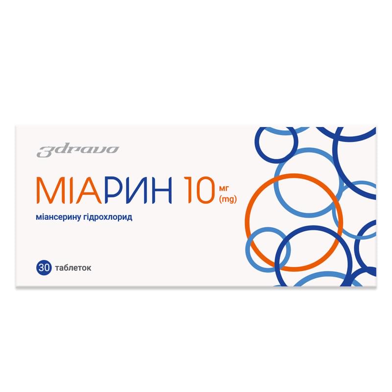 Аналоги Міарин таблетки по 10 мг №30 (блістер) (4820241970070) | Ціна ...