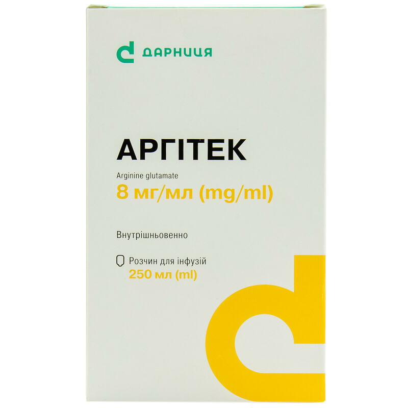 Аргітек розчин для інфузій 8 мг/мл флакон 250 мл (4823006406043 ...