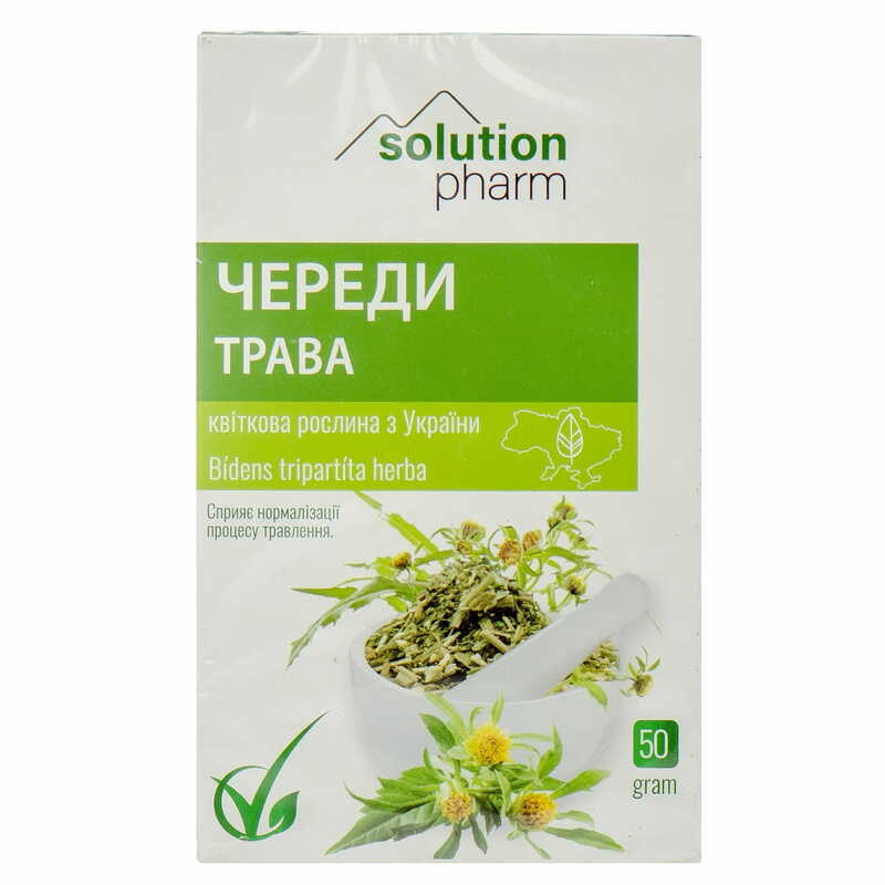 Купить Solution Pharm Череды трава в аптеках Украины | Цена от 53.60 ₴ - Liki.ua